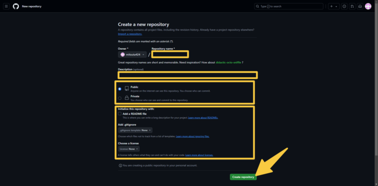 【Github】リポジトリ作成から コミット、pushまでの手順を解説 します。